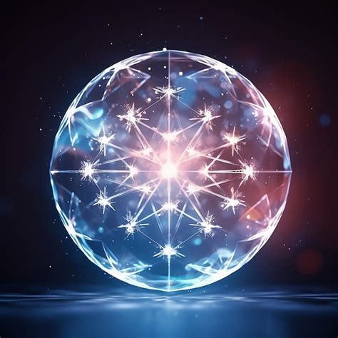 Premium Photo Glowing Light Source From Inside