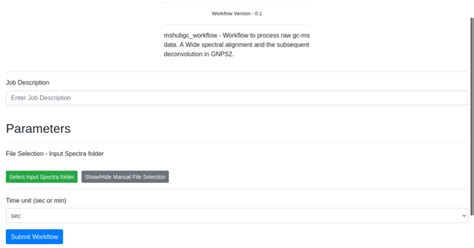 Mshub Gc Workflow Documentation Gnps2 Documentation