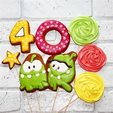 Набор топперов на торт АмНям Sugar Cookie Desserts Cookies