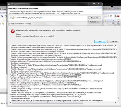 Ccscc2640r2f Error When Installing Discovered Products Code