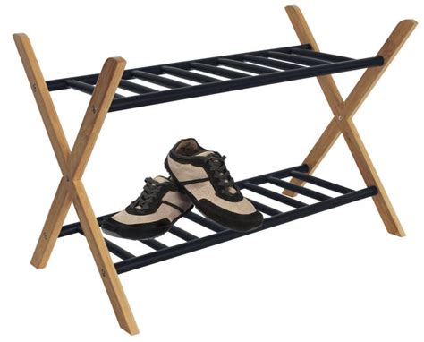Range Chaussures à Poser Noir 8 Paires Maximum H42 X L355 Cm