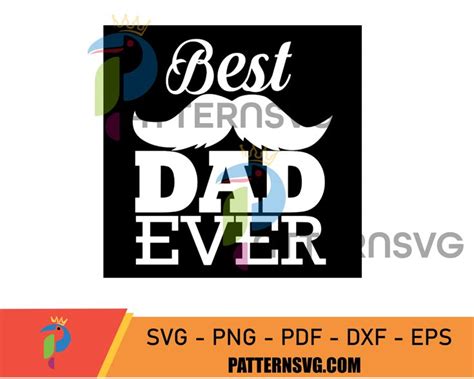 Best Beard Dad Ever Svg Father T Svg Daddy Svg Beard Dad Ts