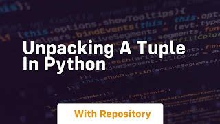 Unpacking A Tuple In Python By Neso Academy Mp3 & Mp4 Download - clip ...