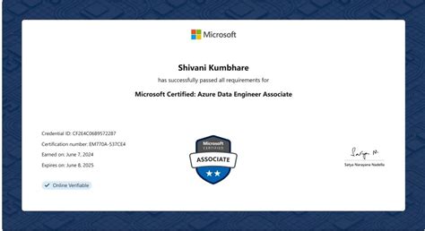 Shivani Kumbhare On Linkedin I Am Happy To Share That Ive Obtained A