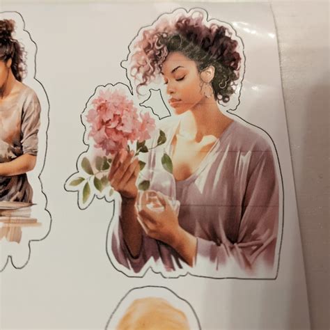 Black Inspirational Divas Girls Black Women Empowerment Stickers Etsy