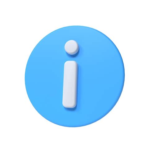 Premium Psd Information 3d Vector Icon Illustration Asset