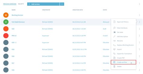 Long Term Archiving Of Processes [stages Documentation]