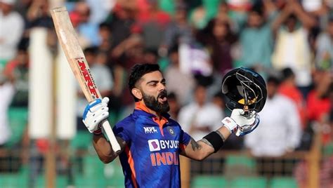 Virat Kohli Scores 44th Odi Century 72nd International Ton Against