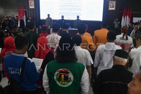 Deklarasi Pemilu Damai 2024 Di Kota Bogor Antara Foto
