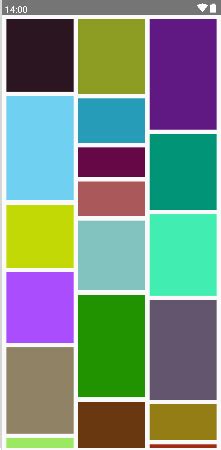 Jetpack Compose LazyVerticalStaggeredGrid и LazyHorizontalStaggeredGrid