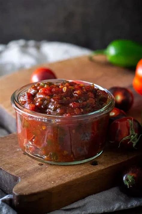 Spicy Tomato Jam Recipe Tomato Jam Homemade Recipes Spicy