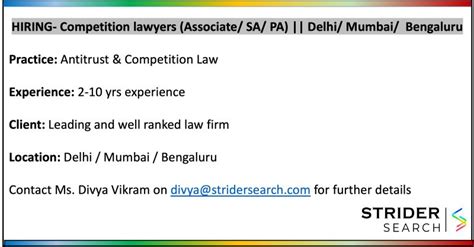 Strider Search Llp Legal Recruitment Specialist On Linkedin Divya