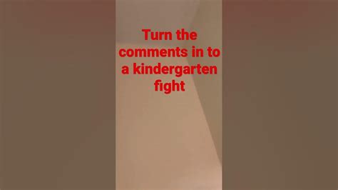 Turn Comments Into A Kindergarten Fight 🤡🤡 Youtube