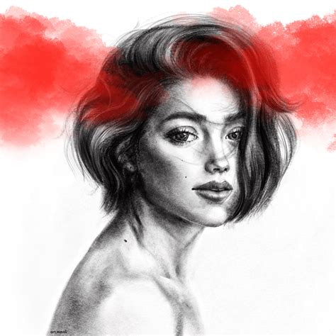 Procreate Portrait Digital Art On Behance