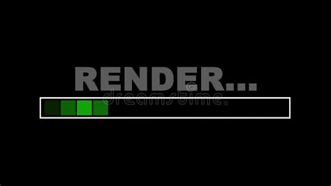 Render Progress Bar Stock Illustration Illustration Of Percent 348653259