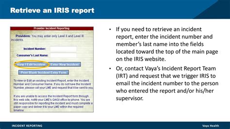 Ppt Incident Reporting And Improvement System Iris Powerpoint