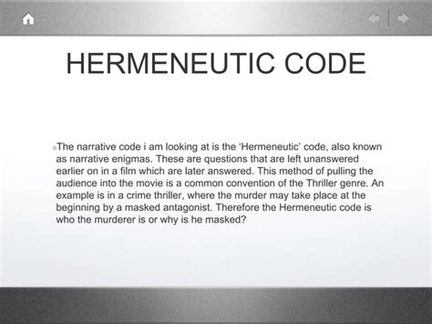 Narrative Codes 212344 Ppt