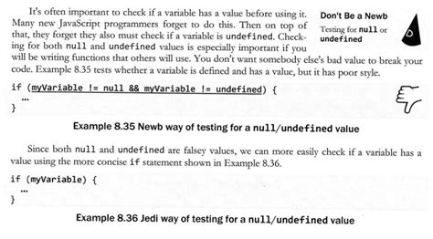 Shorter Way Of Testing For Null And Undefined In Javascript Stack