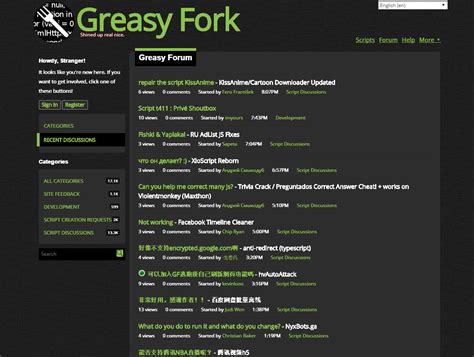 Simple Modern Dark Greasyfork 2017 Freestyler Ws