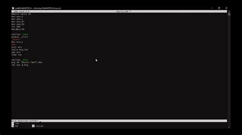 How To Print Hello World 5 Times Using Loop And Macro In Assembly Nasm Youtube