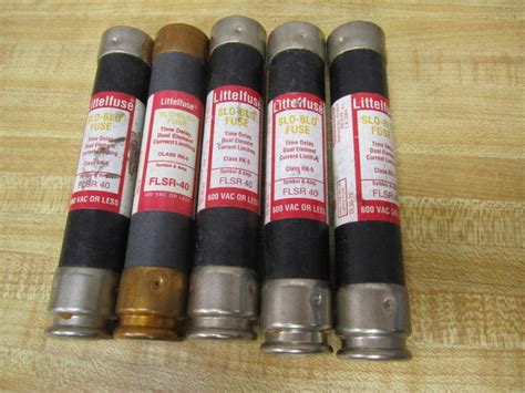 Littelfuse FLSR 40 Fuse FLSR40 Pack Of 5 Amazon Com Tools Home Improvement