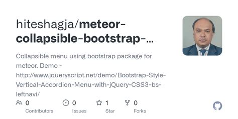 github hiteshagja meteor collapsible bootstrap menu collapsible menu