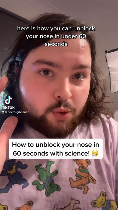 How To Unblock Your Nose In 60 Seconds