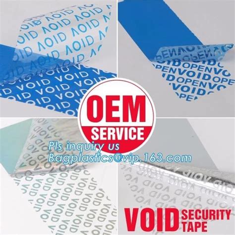 Warranty Open Void Sticker Security Seal Label Tamper Proof Stickers Transparent Warranty Void