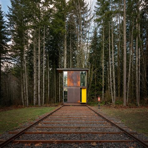 Tom Kundig Creates Virtually Indestructible Steel Cabin On Stilts