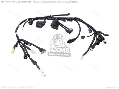 B7b8259020 Wire Harness Assy Yamaha Buy The B7b 82590 20 00 At Cmsnl