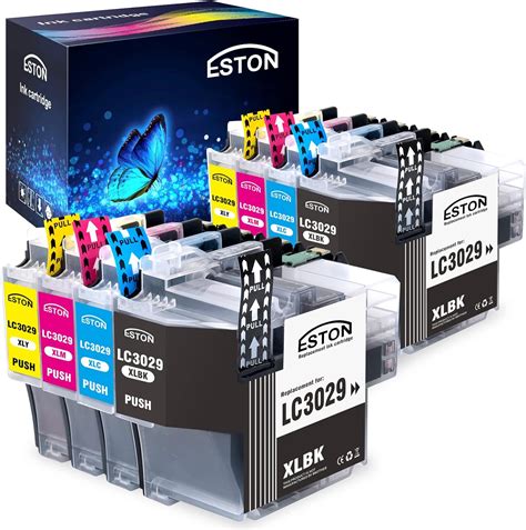 ESTON Cartucho De Tinta Compatible LC3029 De Repuesto Para Brother LC