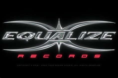 Y2K Chrome Logo Text Effect Vol 13 PSD Text Style Hyperpix
