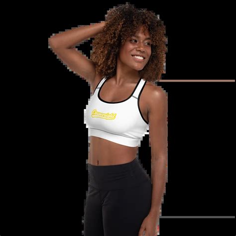 Caspersight Logo Padded Sports Bra Caspersight