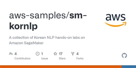 Linkedin Daekeun Kim 페이지 Github Aws Samplessm Kornlp A Collection