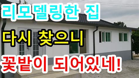 전남 광주 부근 담양 폐가 리모델링 한 집 다시 찾으니 꽃밭이 되어있네 Youtube