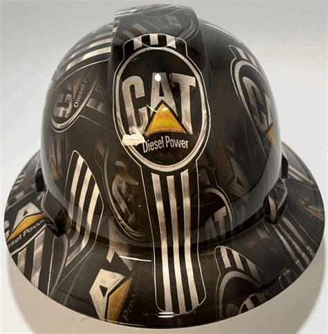 Full Brim Hydro Dipped Cluster Frenzy Custom Hardhats The Hard Hat Shop
