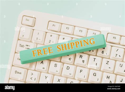 Conceptual Display Free Shipping Concept Meaning Retailing Strategy Primarily Used To Attract