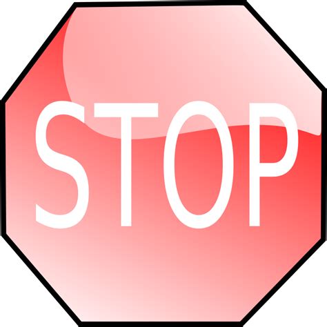 Clipart Stop Sign