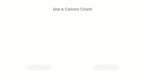 Line And Column Charts Slide Graphs And Charts Presentation
