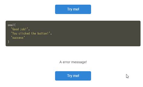 アラートメッセージの決定版！リッチなアラートモーダルを実装できるjsプラグイン「sweetalert2」 Wordpressのための便利帳