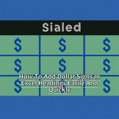 A Little Known Shortcut To Adding Dollar Signs In Excel Manycoders