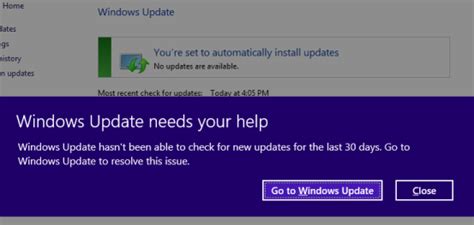 Windows Update Needs Your Help Pops Up Every 20 Seconds