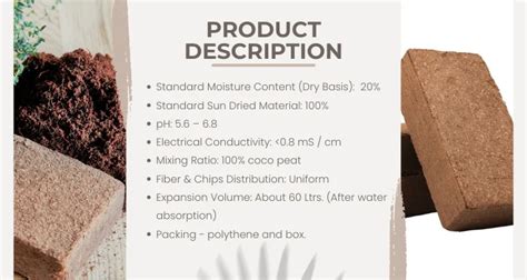 Coco Fiber Peat Block Real Natural Cocopeat Block Coco Peat Block Press