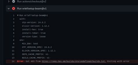 Otp Version Undefined · Issue 56 · Erlefsetup Beam · Github