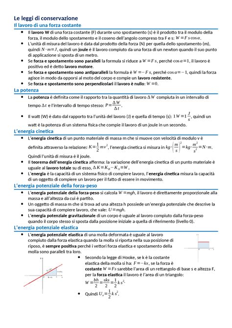 Le Leggi Di Conservazione Docsity