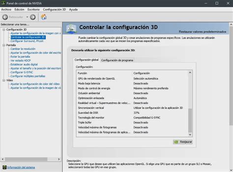 Cómo Configurar La Tarjeta Gráfica Nvidia Geforce Para Obtener El