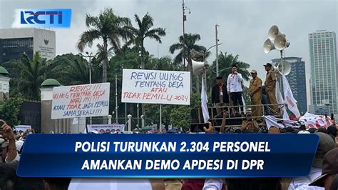Demo Apdesi Di Depan DPR Senayan Massa Tuntut Revisi UU Desa Segera