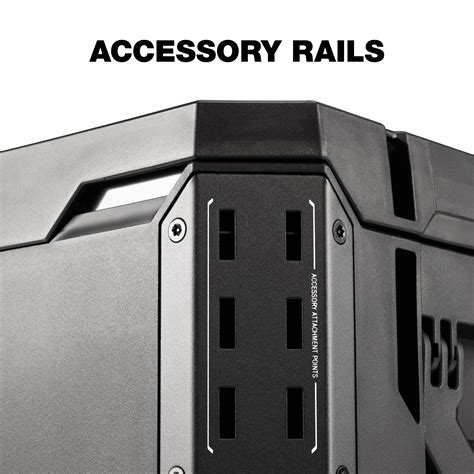 Toughbuilt Stacktech Xl 21 In W X 15 6 In H X 16 In D Black Plastic Metal Tool Box Tb B1 B 70