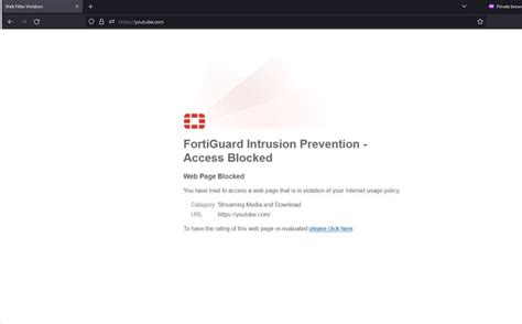 Technical Tip The Webfilter Is Not Blocking Any W Fortinet Community