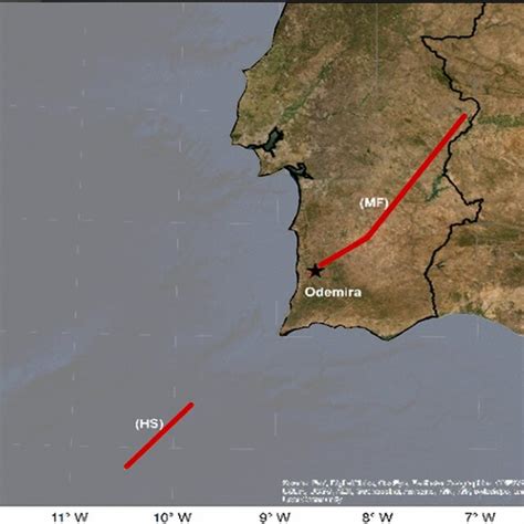 Seismogenic Faults Considered For Generating The Seismic Signals Download Scientific Diagram